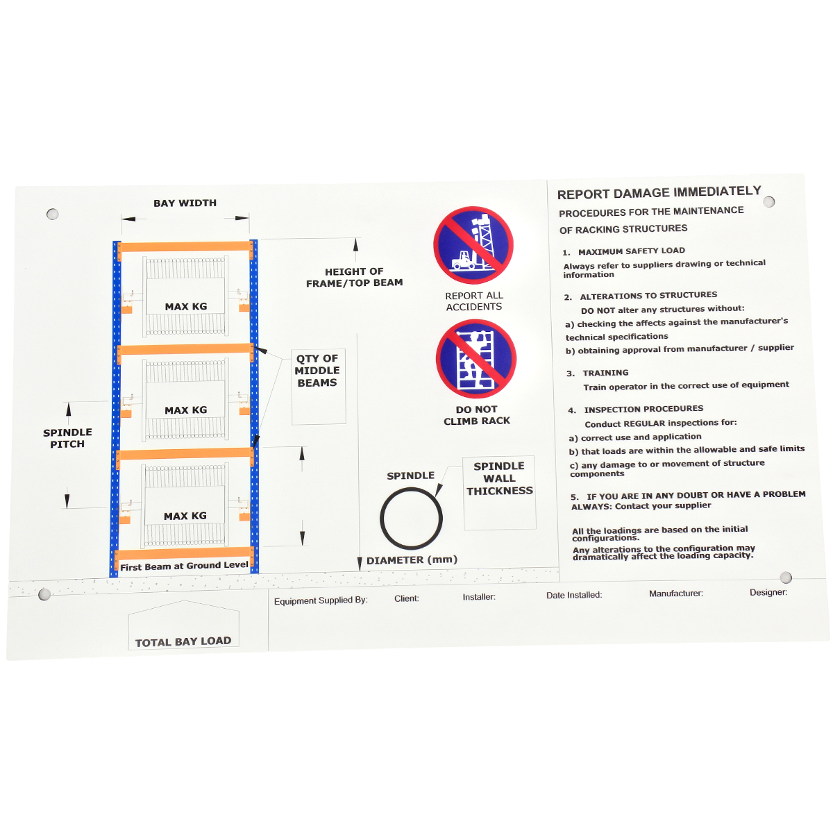 Load signs – Buy Outdoor Supplies in Australia